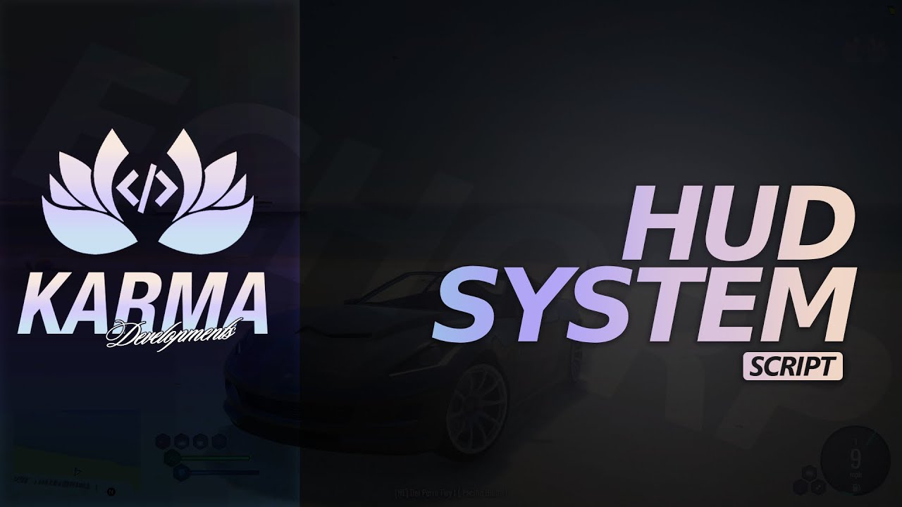Fivem - Karma Developments Echo RP Inspired HUD System [QBCore/ESX]