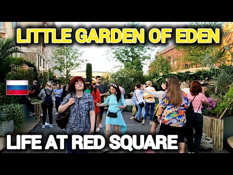 Little garden of Eden at Red Square in Moscow|Russia city tour|summer vlogs