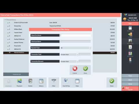 Shortcuts - Voiding a transaction