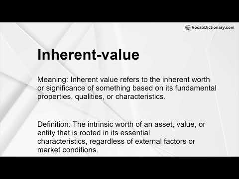 Inherent-value Meaning