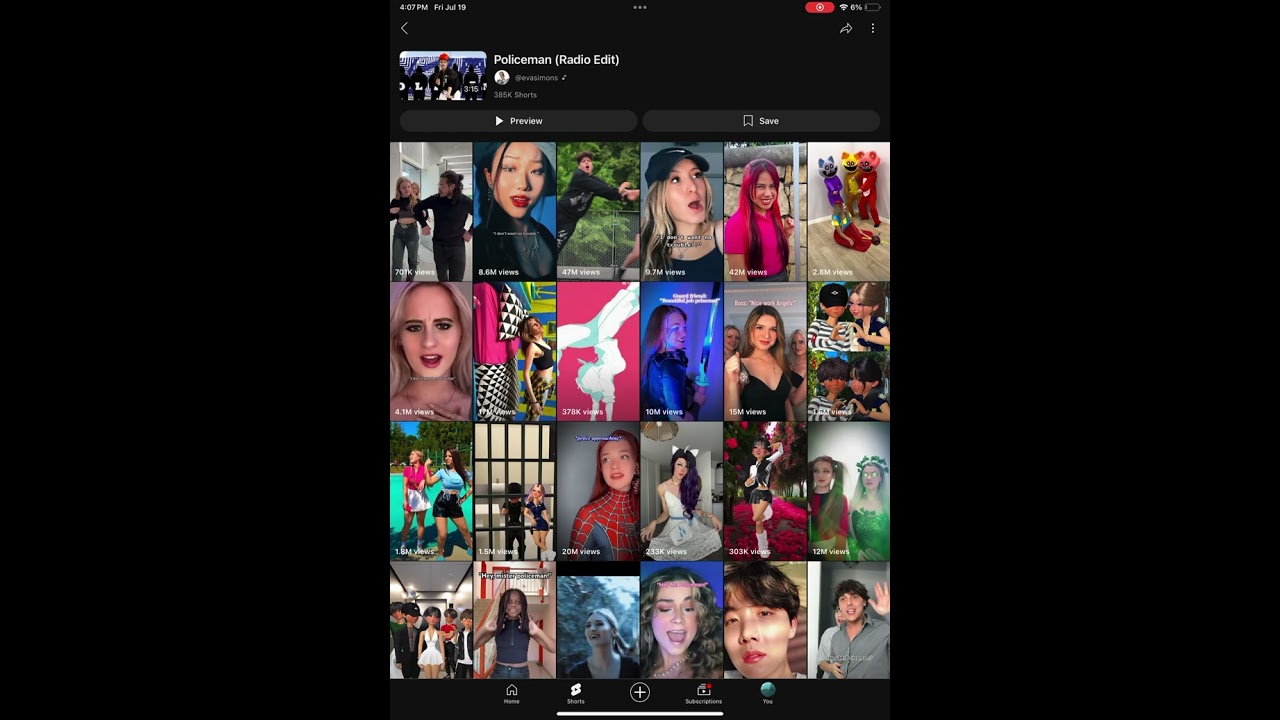 How to make a YouTube short on iPad. (You have to flip your iPad)
