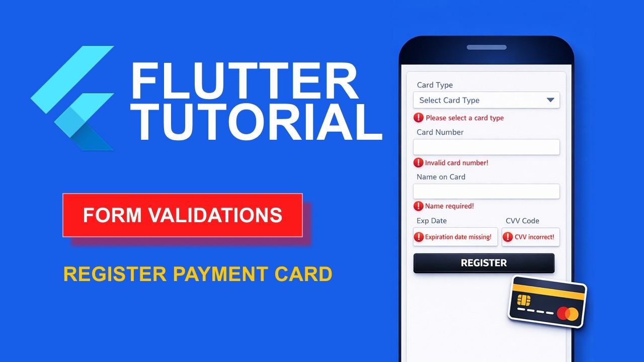 Flutter tutorial 48:  Form Validations