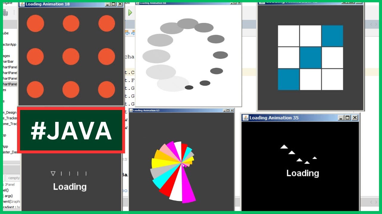 Java Project Tutorial - How To Create Loading Animation Forms In Java NetBeans With Code - [Part 4]