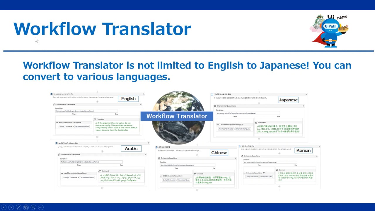 Workflow Translator - RPA Component | UiPath Marketplace