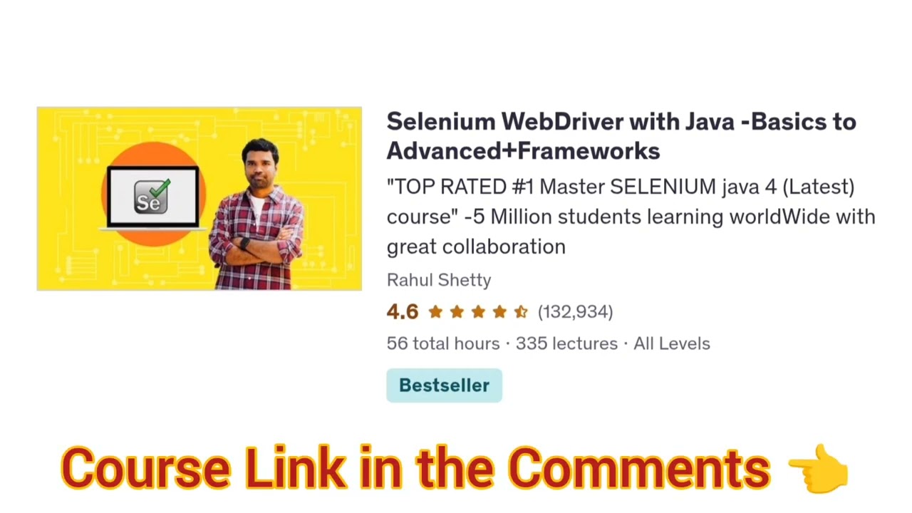 Selenium WebDriver with Java -Basics to Advanced+Frameworks