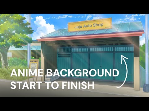 The only anime background art tutorial you'll ever need...Maybe