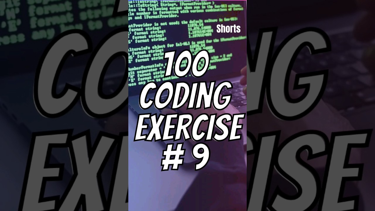 Coding Exercise | Coding Questions |#9 #oneminuteknowledge #python#coding#logic #programming#100days