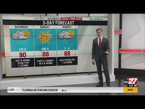 Jackson's Friday Evening 6pm Forecast Update