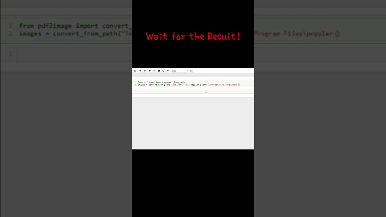 Convert PDF to JPG in just 4 lines of code using Python 😮#pythonprogramming