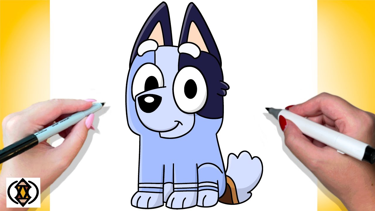 How To Draw Socks | Bluey Drawing Tutorial