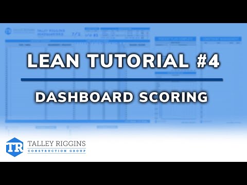 LEAN Video Tutorial Series #4 | Dashboard Scoring