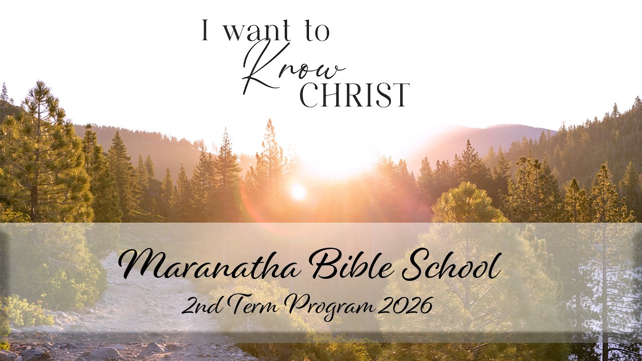 Maranatha 2nd Term Program - 2026