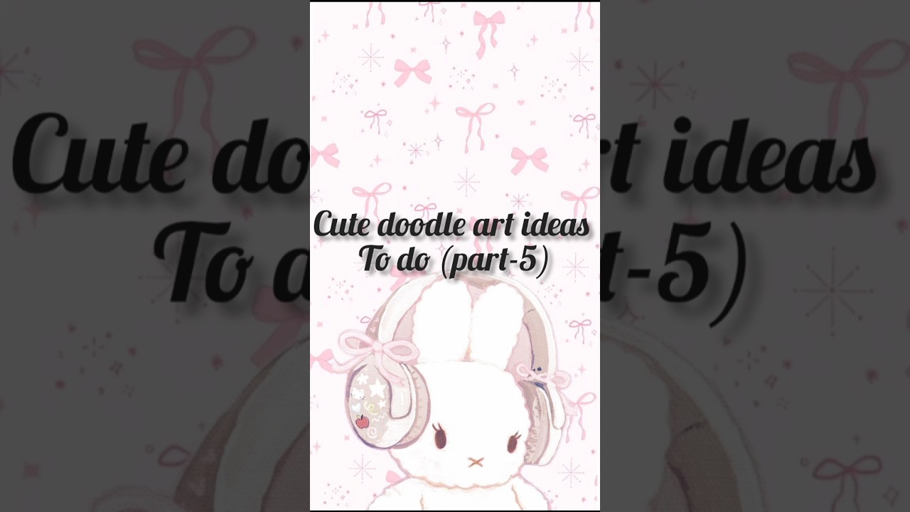 cute doodle art (part-5) #doodle #art #drawing #aesthetic #artist #cute #simple #easy #shorts