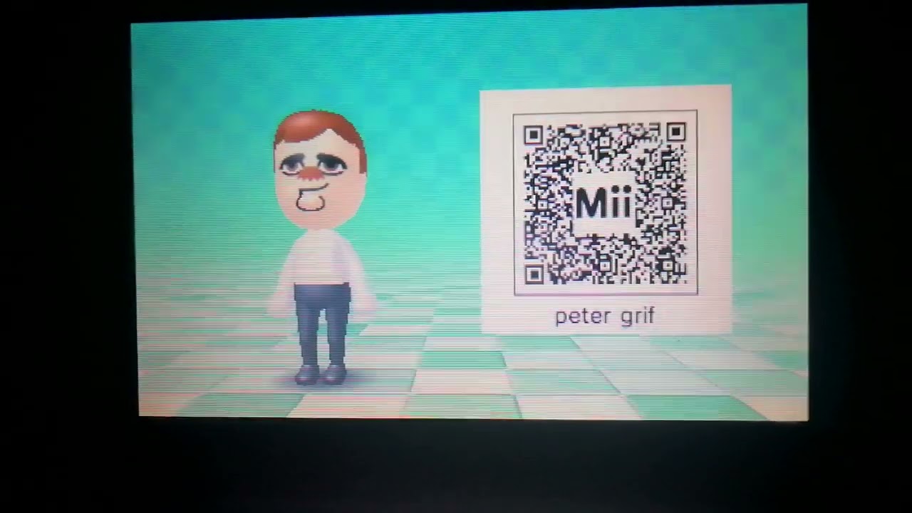 Peter Griffin QR mii scanner