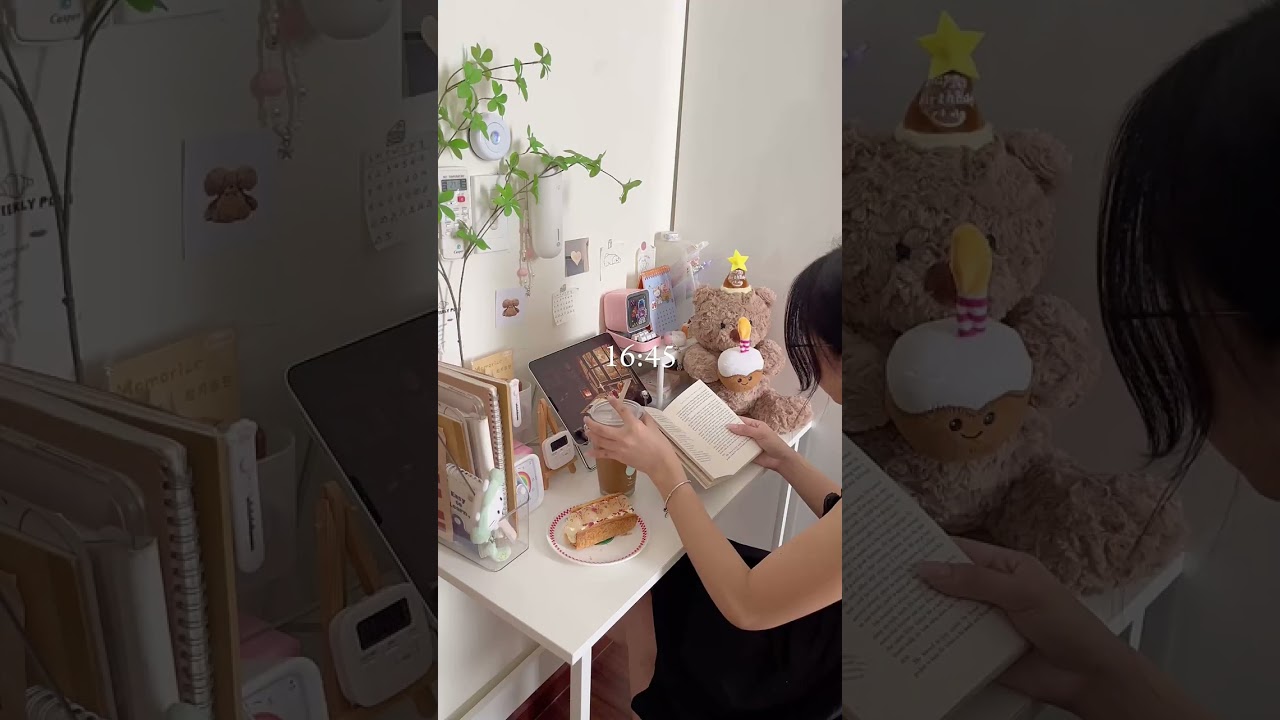 Aesthetic after school routine 🕯️ | cozy fall vibes, studying & unwinding (study with me)