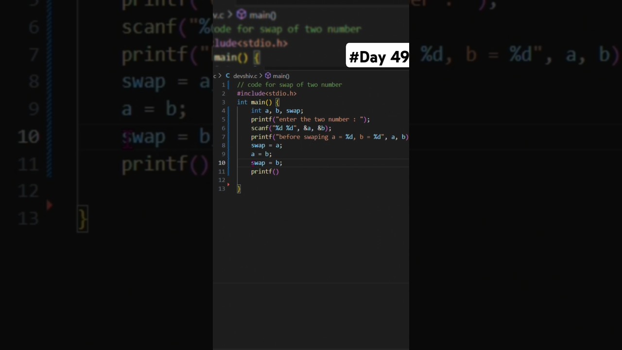 #Day  49 of 60 days coding challenge #codingchallenge #coding #trending #codingtest