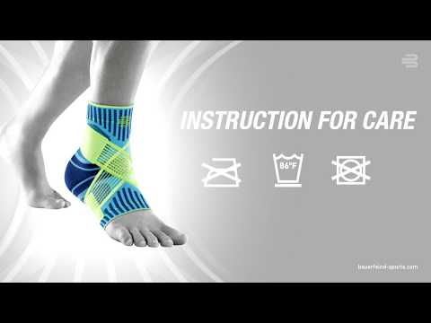 BAUERFEIND Sports Ankle Support Doffing Guide