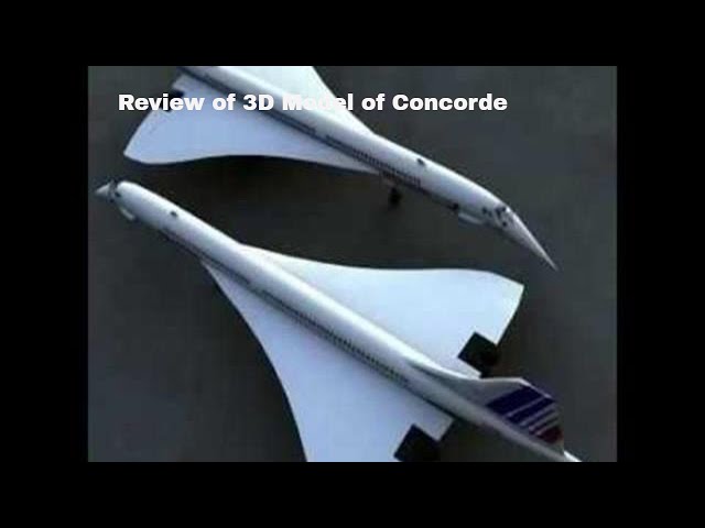 Concorde 3D Model - FlatPyramid