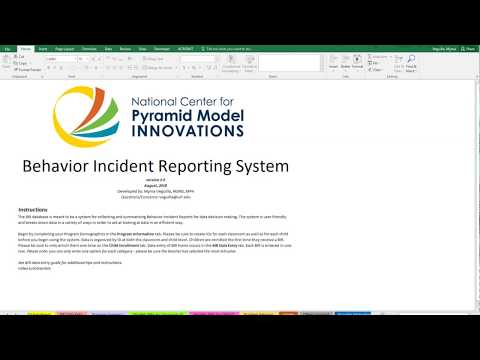 Behavior Incident Report System (BIRS) Data Entry Tutorial