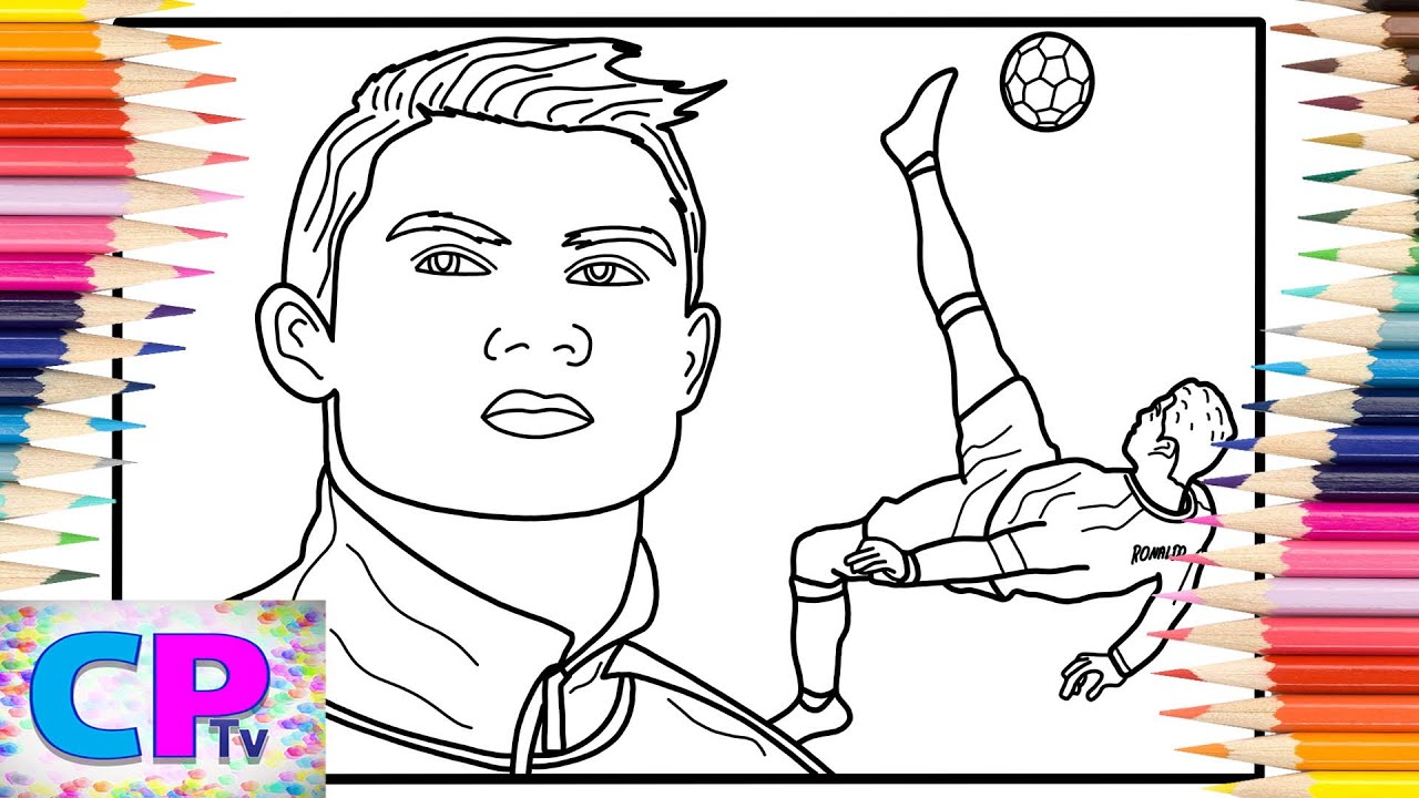 Cristiano Ronaldo Close up/Ronaldo Training/Copic Markers/@coloringpagestv/Syn Cole - Gizmo[NCS]