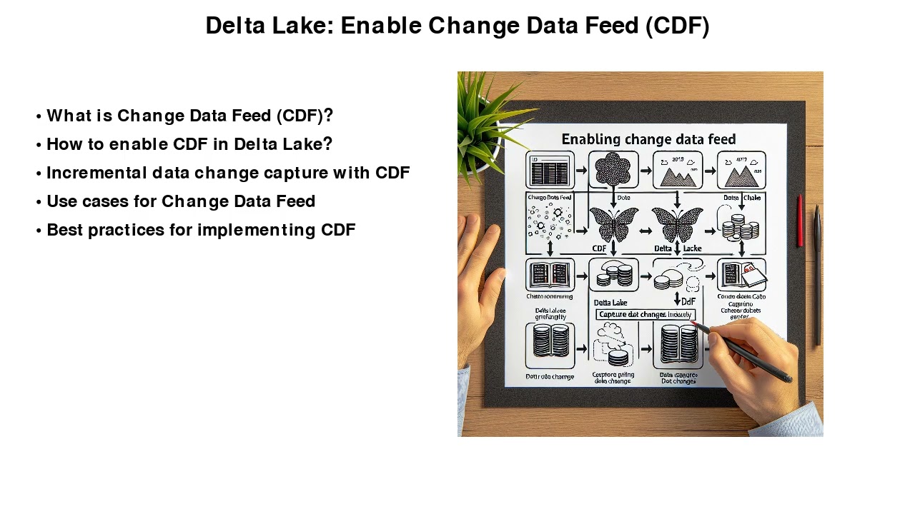 Enable Change Data Feed (CDF) and use it to capture data changes incrementally