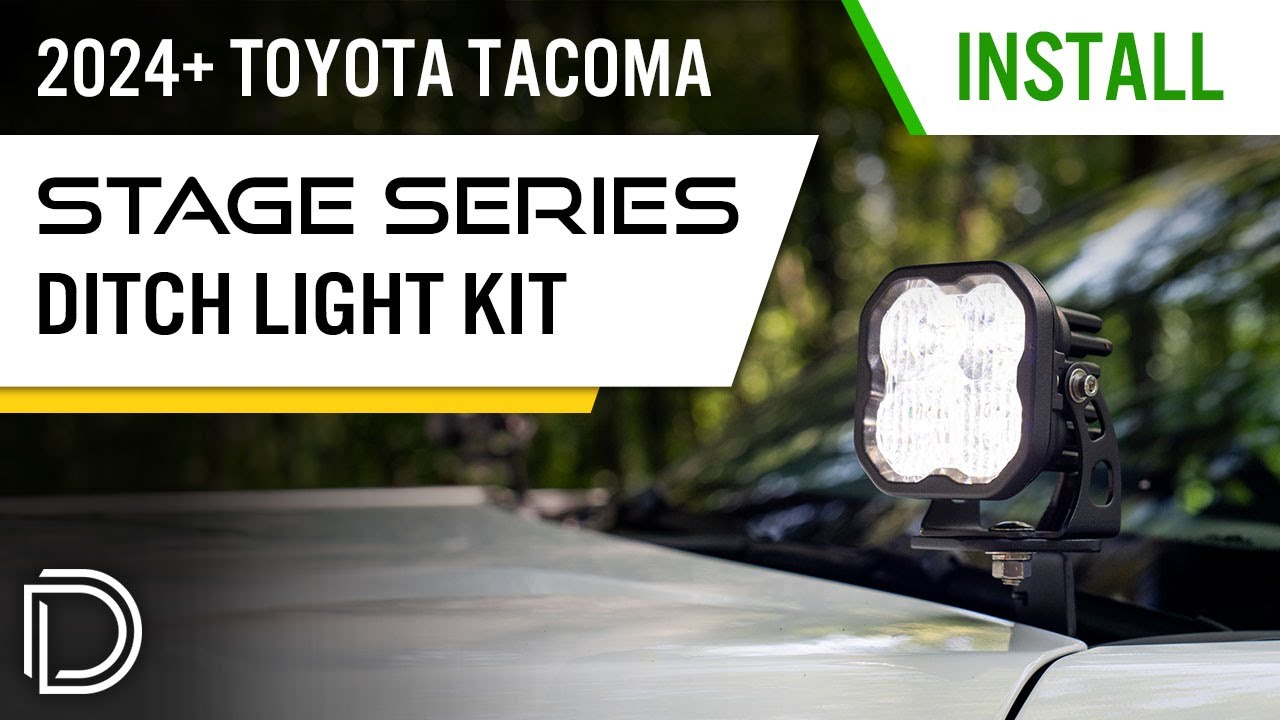 2024+ Toyota Tacoma Easy Ditch Light Install! | Diode Dynamics