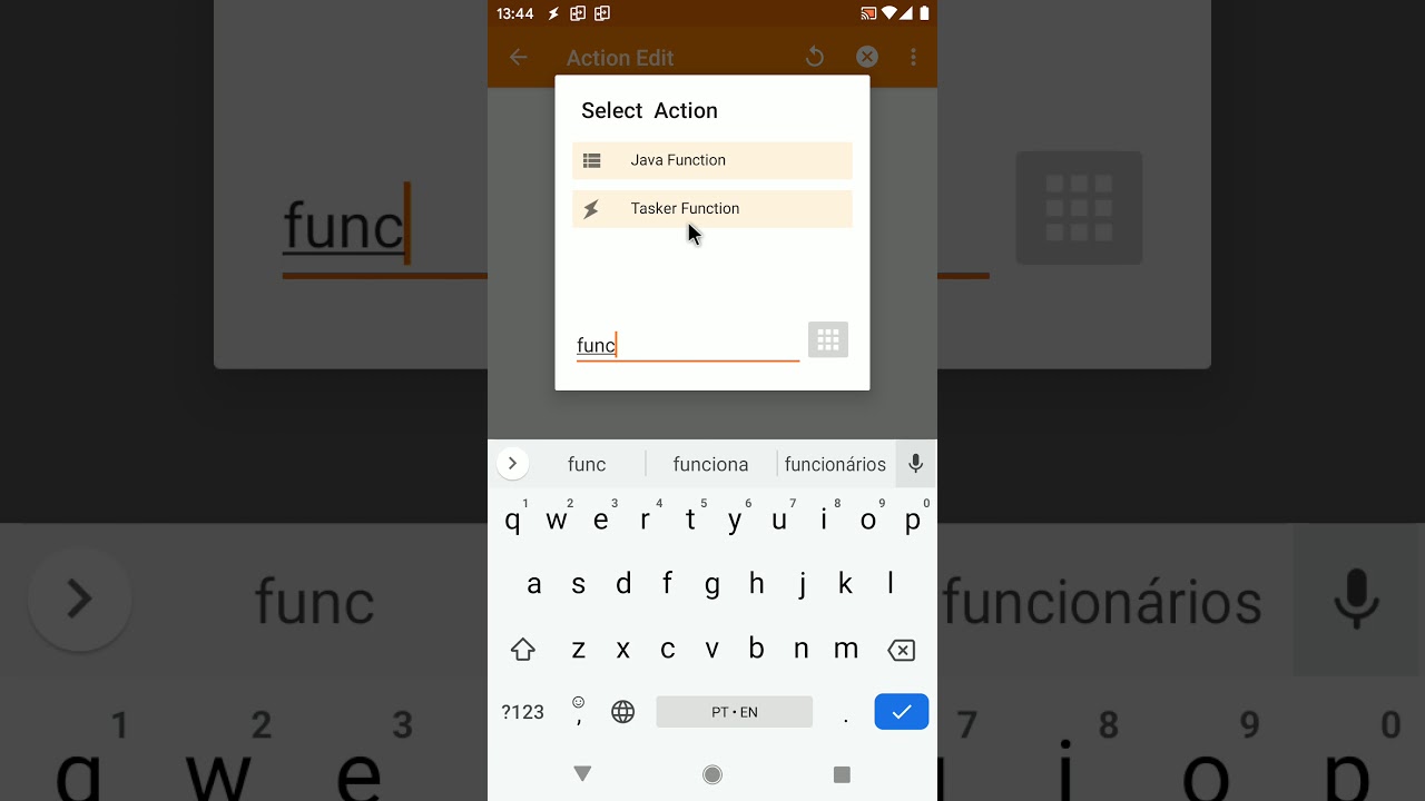 Tasker - Shortcut Action