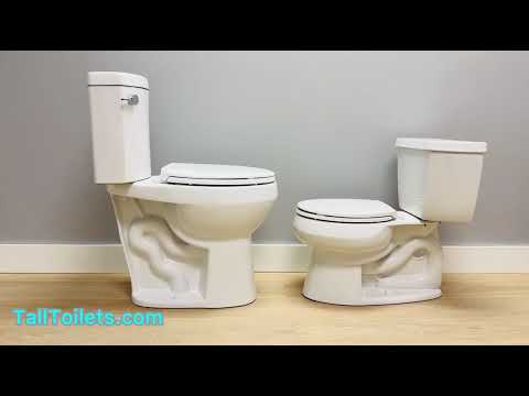 Tall Toilet 21 inch Model S vs. Regular Height