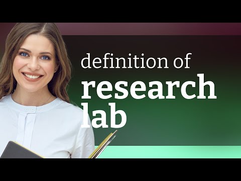 Research lab | meaning of RESEARCH LAB