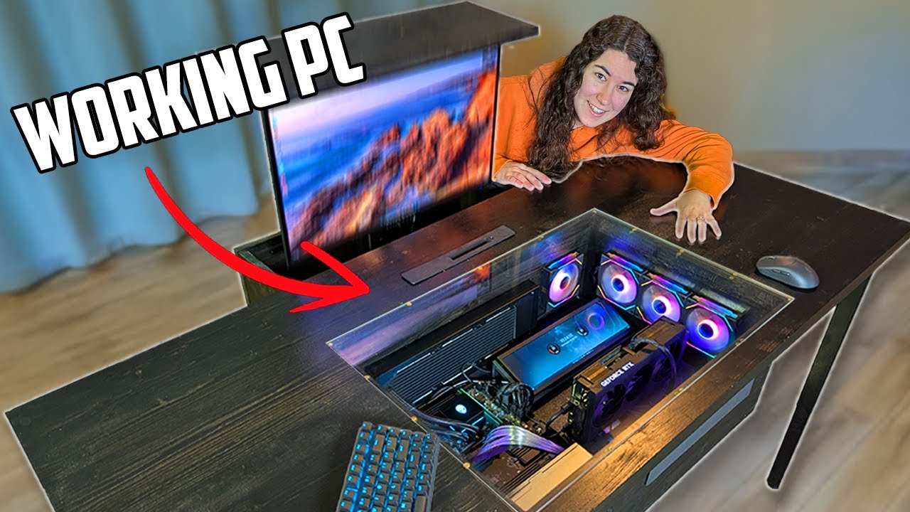 I Built a PC Into My Desk