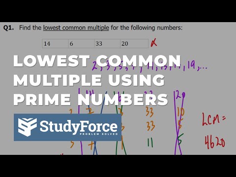 Finding the Lowest Common Multiple Using Prime Numbers