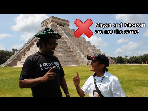 How to say greetings in Mayan and Spanish: Wilbur in Mexico