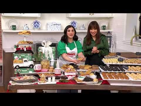 David's Cookies 174 Count Preformed Holiday Cookie Dough on QVC