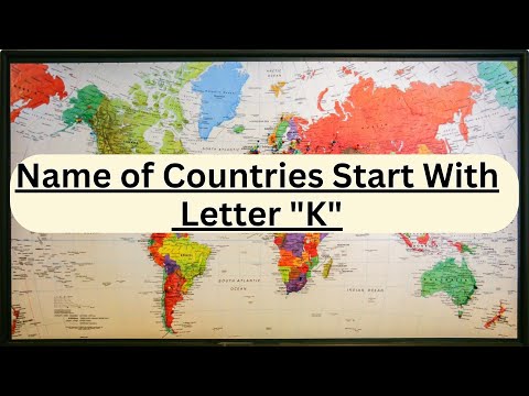 K Letter Countries Name | Countries Starting With Letter K |