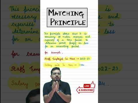 Matching Principle II 11 Accounts Theory Base of Accounting Ch- 3 Accounting Principles I