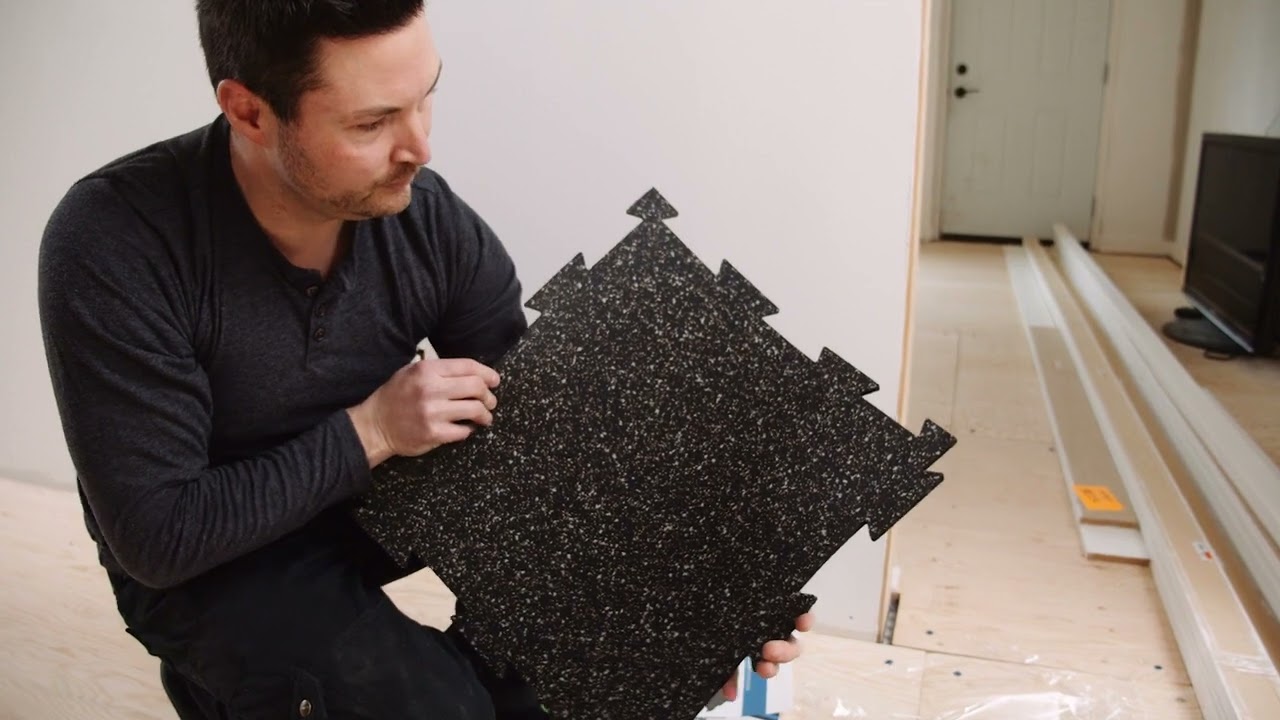 Rubber King interlocking flooring Installation