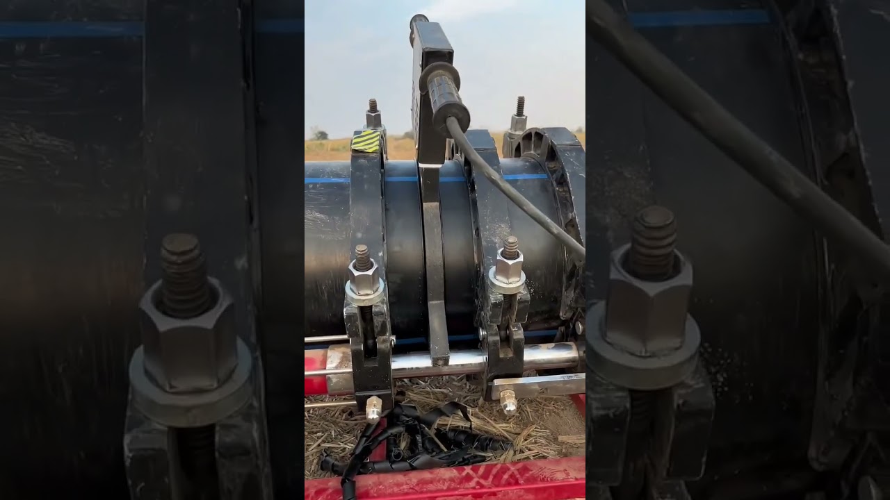 HDPE pipe joint  full process #SHORTS
