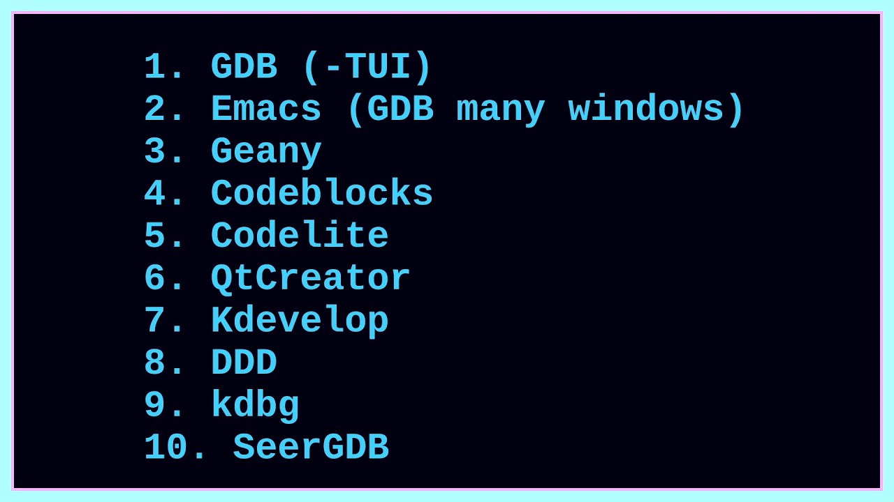 Finding a debugger on Linux that just works