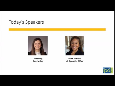 What is Copyright? - BEHIND THE IDEA Webinar Series