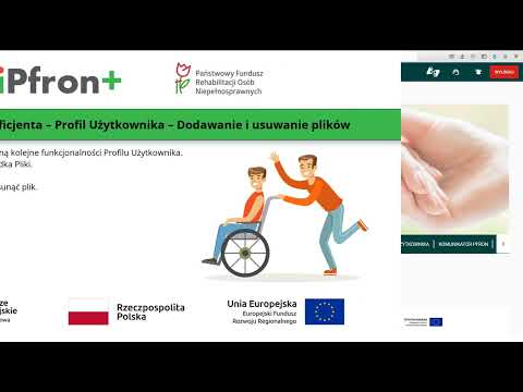 19. Moduł Beneficjenta – Profil Użytkownika – Dodawanie i usuwanie plików