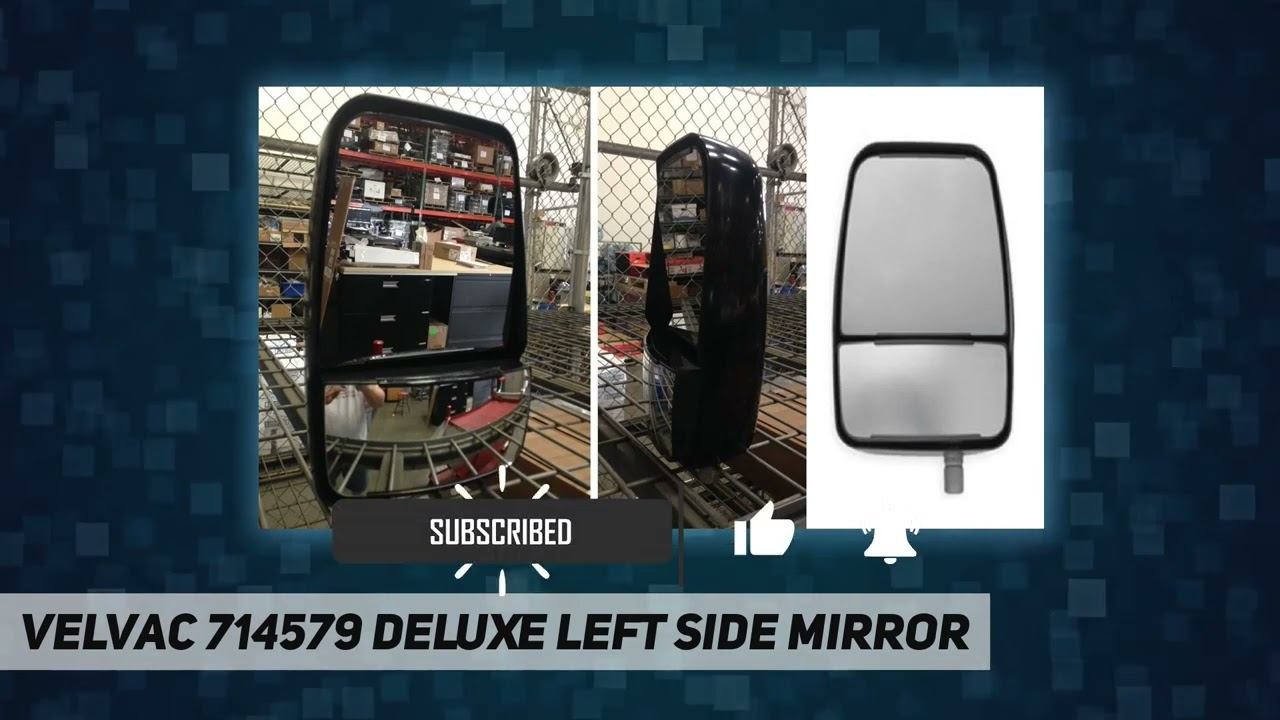Velvac 714579 Deluxe Left Side Mirror - Review 2023video