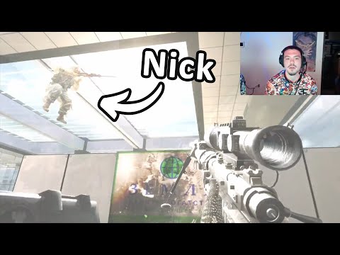 Everyone’s Reaction to Nick Trickshotting FaZe Adapt