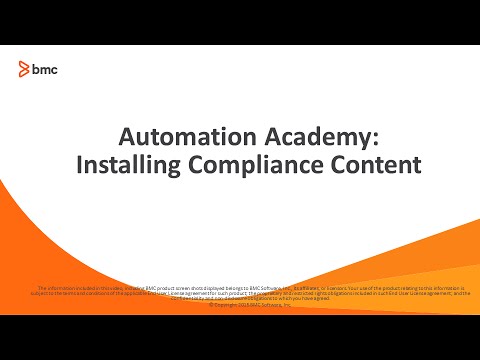 BSA: Installing Compliance Content