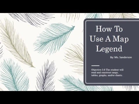 How To Use A Map Legend