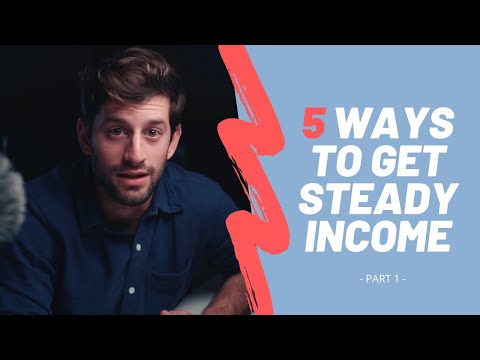 5 Ways to get a Steady-Stream of income for video creators PART 1