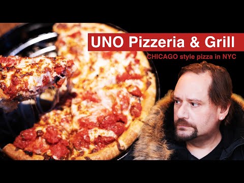 Chicago Style Pizza in Manhattan. Unos Deep Dish Pizza. A look at an old restaurant in NYC.
