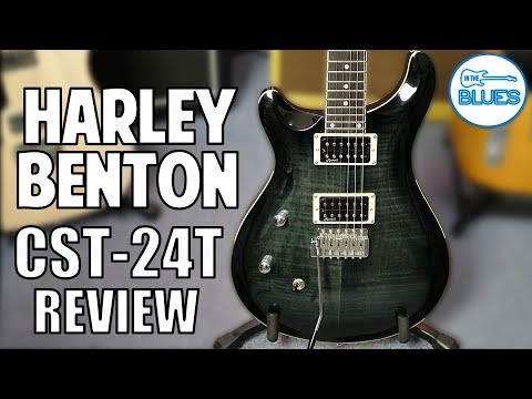 Harley Benton CST-24T Deluxe Black Flame | Reverb