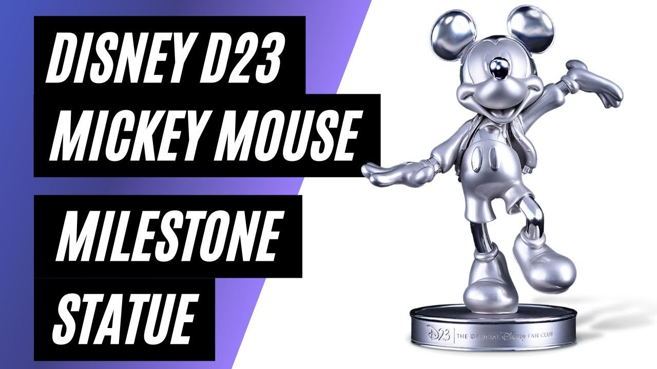Magical Unveiling: Disney D23 Mickey Mouse Milestone Statue Unboxing