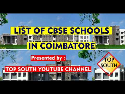 List of CBSE Schools Ranking In Coimbatore 2025 | BEST CBSE SCHOOLS IN Coimbatore 2025