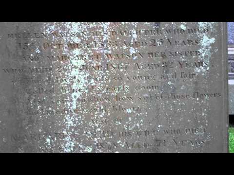 James Watson Mariner Gravestone Kilrenny East Neuk Of Fife Scotland